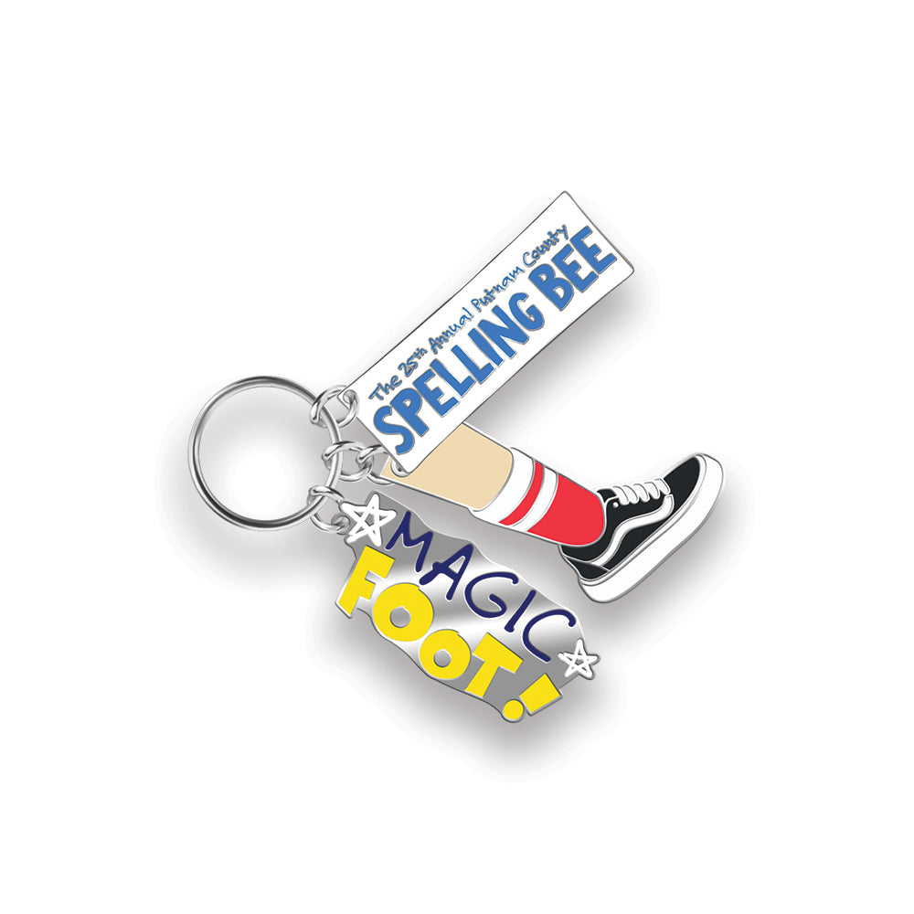 Spelling Bee Magic Foot Keychain – One Shubert Alley